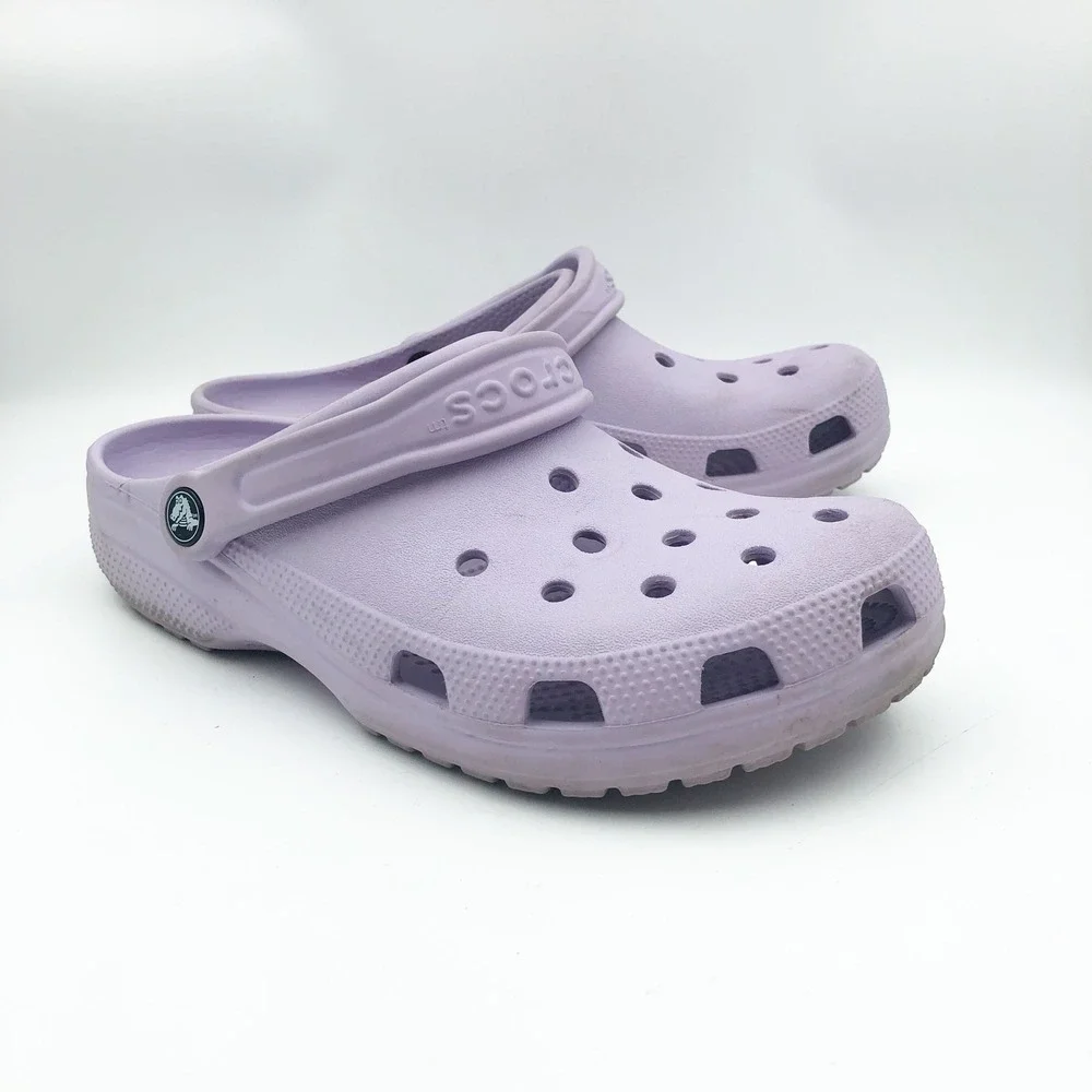 CROCS | Shoes | Crocs Shoes Womens 9 Classic Clogs Lavender Purple ...